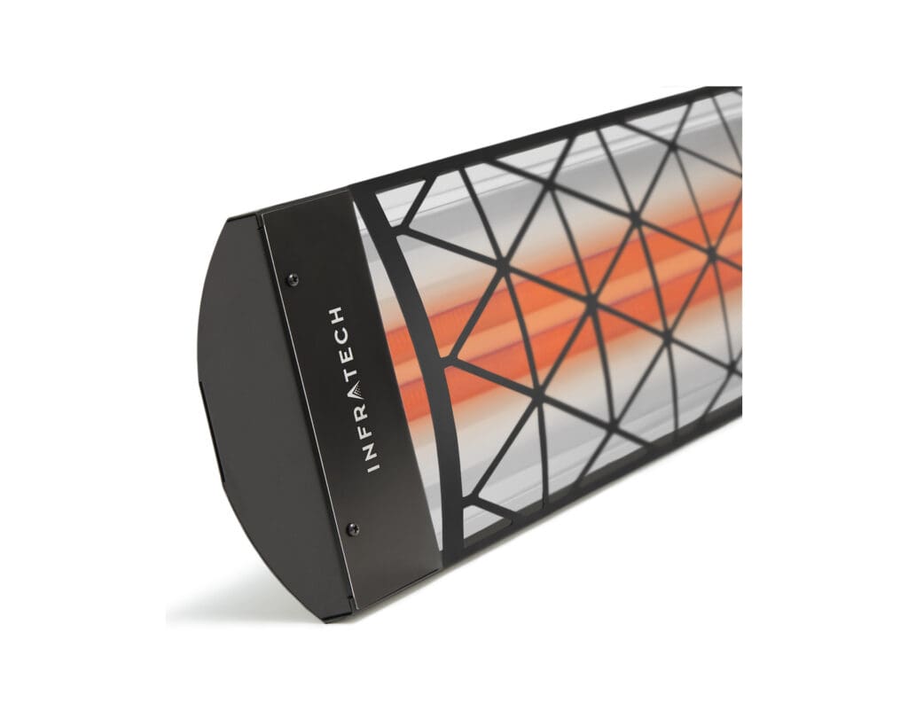 Infratech - CD Series - Dual Element - 6000w Radiant Heater - Black w ...